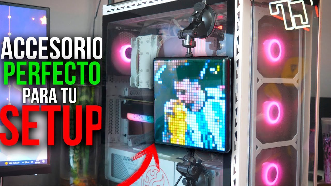 ¿MEJOR ACCESORIO PARA TU SETUP 2024? 🌈 DIVOOM PIXOO MAX | TechnoReviews